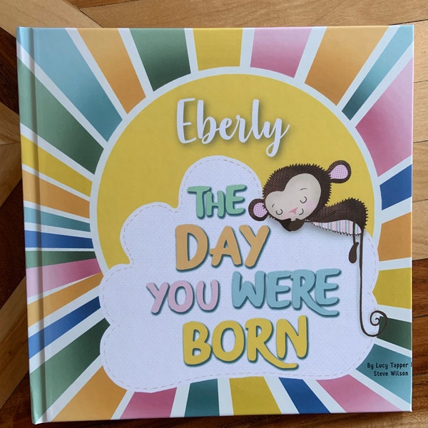Personalised Day You Were Born New Baby Baptism Christening Book - Etsy