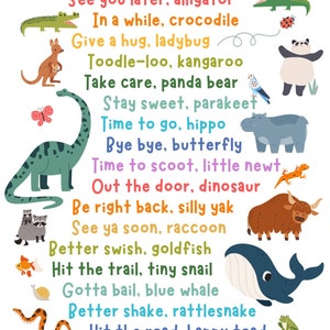 See You Later Alligator Print, Goodbye Sign, Later Alligator, Classroom ...