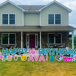 Pool Party Floaties Yard Cards for Lawn Sign Rental Business - Etsy