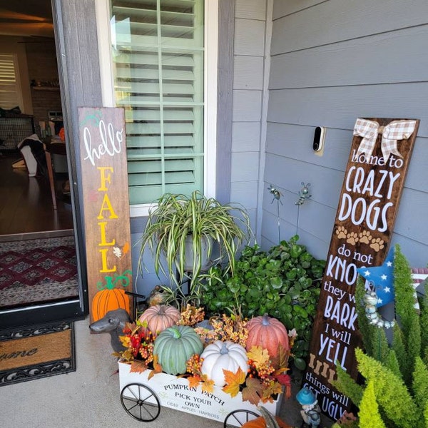 Hello Spring Leaner| Hello Spring Porch Sign| Spring Porch Sign| Spring ...