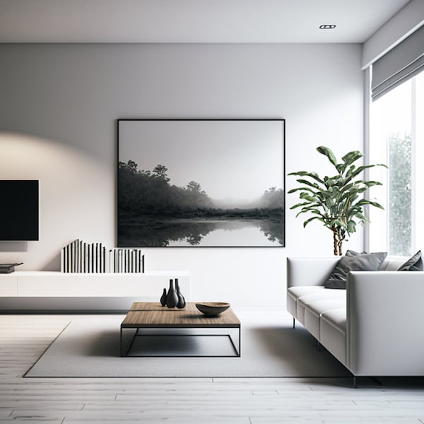 Minimalist Home Zoom Backdrop | Zoom Background Office | Zoom ...