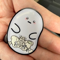 Stoma/ileostomy Bean Sticker 5cm Gloss Sticker Chronic - Etsy Canada