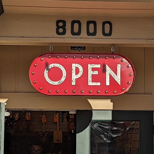 Open Sign Marquee 42", Light up Sign - Etsy