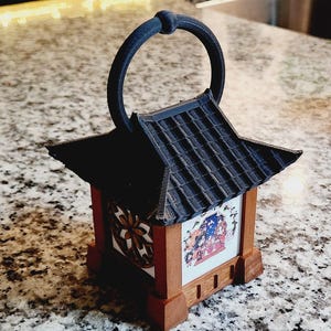 HANJI Paper Door Lamp Korean Traditional Window Art, Mood Light, Wooden ...