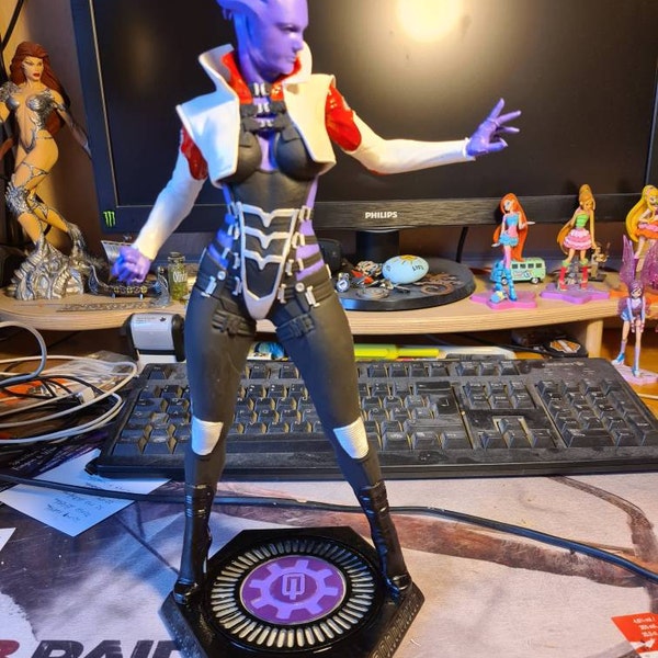 Red From Transistor Figure or Bust | Unpainted Durable Resin 3D Printed ...