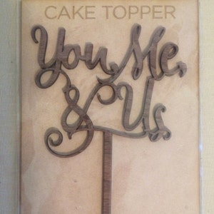 Custom Cake Topper Custom Saying Cake Topper With up to Three Lines of ...