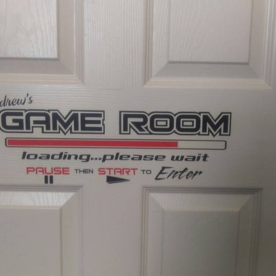 Gamer Wall Vinyl Decal, Game Room Decal, Video Game Wall Art ...