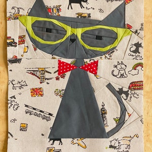 Cat on Pumpkin Paper Piecing Pattern, PDF - Etsy