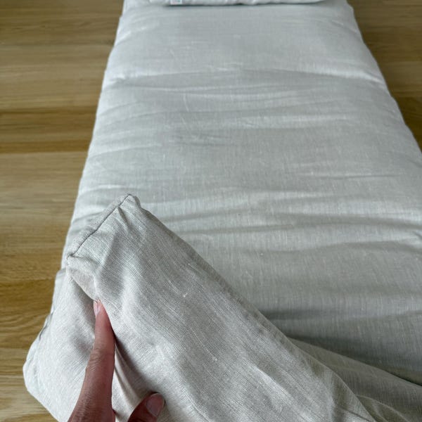 HEMP Shikibuton Mat Shiki Futon 3” Thick Filled Organic Hemp Fiber ...