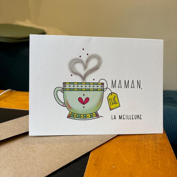 French Card - Birthday Card - Funny Birthday Card - Happy Birthday Card ...
