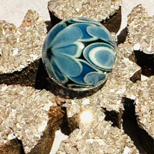 Glass Marble, Handmade Marbles, Contemporary Art Marble, Dot Stack ...