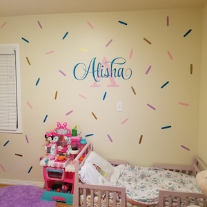 Sprinkle Wall Decals Confetti Wall Decal Set, Vinyl Wall Decals, Wall ...