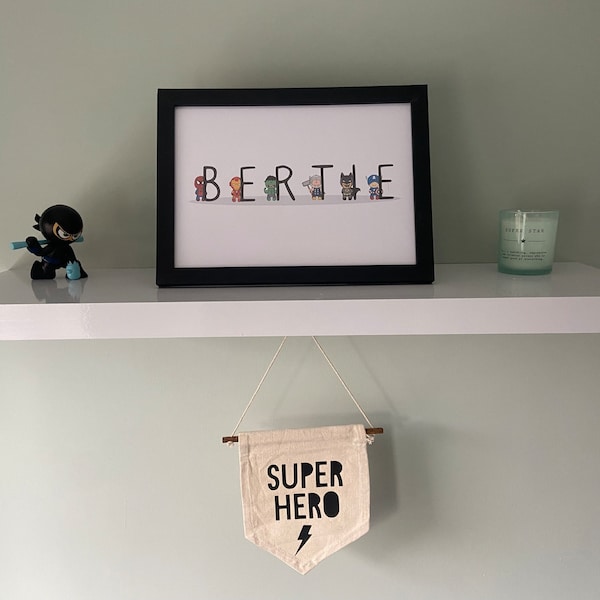 Superhero Personalised Birthday Card, Boys Birthday Card, Girls ...