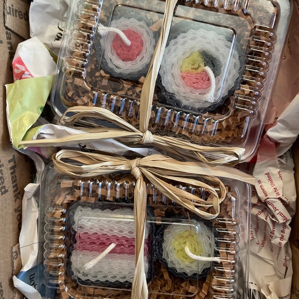 Spam Musubi Gift Spam Sushi Candle Luncheon Meat Candle Beeswax ...