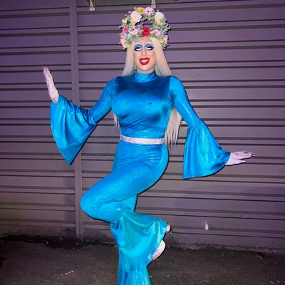 Midsommar May Queen Crown, Flower Crown With Arch, Giant Flower Crown ...