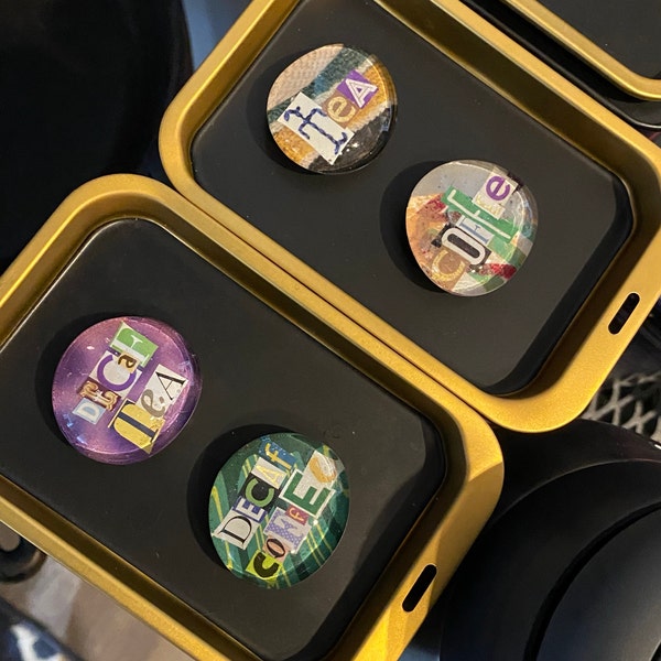 Custom Glass Magnet | Super Strong Magnet | Letter Magnet | Name Magnet ...