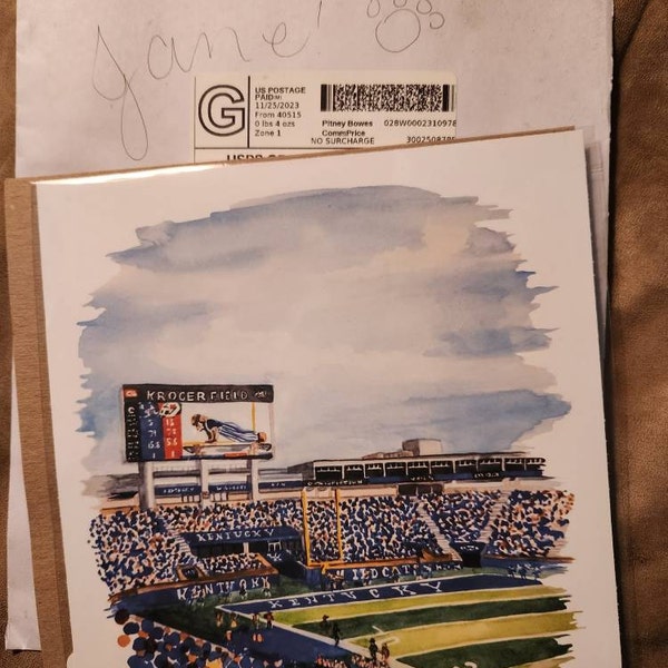 Big Blue Madness Art Print 8x10 In., Rupp Arena, Kentucky Wildcats ...