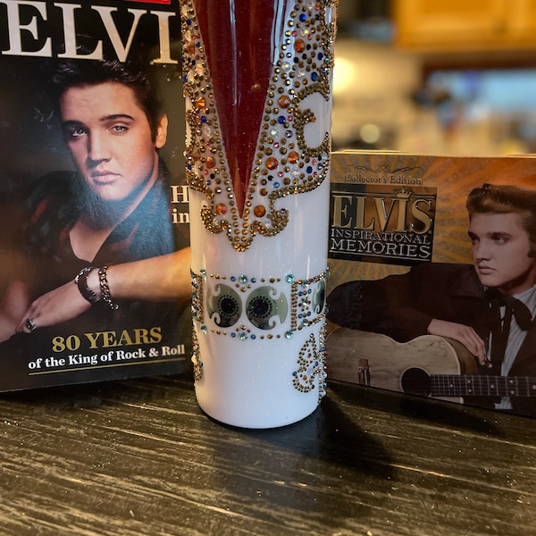 Custom Elvis King of Spades Tumbler / Elvis / Custom Made / Personalize ...