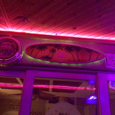 Surfboard Epoxy Resin Wood Bar Beach Wall Decor Furniture Man - Etsy