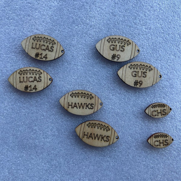 Football Earring SVG Laser Cut File (digital Download) - Etsy