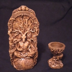 Cernunnos, Cernun, Wood Horned God, Celtic God, Altar Statue, Pagan God, Wiccan, Druid - Etsy Canada