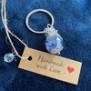 Real Forget-me-not Keychain Bag Pendant Key Chain Real Flowers Blossom ...