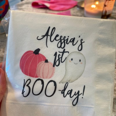 Halloween Birthday Boo Day Hey Boo Spooky One First Birthday - Etsy