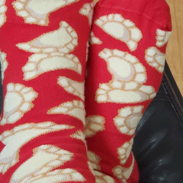 Pierogi Socks, Dyngus Day Socks, Buffalo NY, Polish Christmas Gift ...