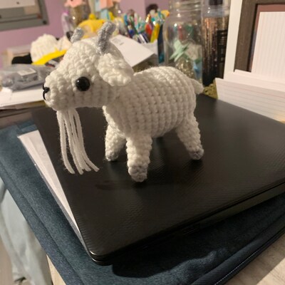 Merlin the Goat Pattern Goat Amigurumi Pattern, Crochet Goat DIGITAL ...