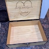 Love Letter Box Valentines Day Gift Box Personalized Small Wooden ...