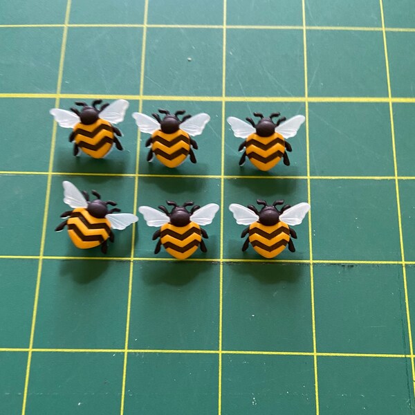 Bee Buttons by Dress It up // Novelty Sewing Scrapbooking Flying Insect ...