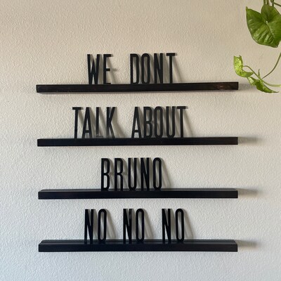 Letter Ledges Set Changeable Letter Board 24 Statement Shelves 189 ...