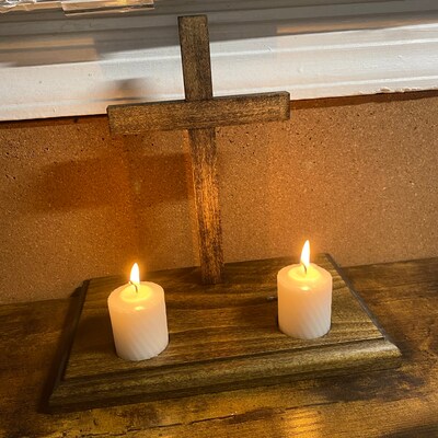 Wooden Cross Handmade Wooden Cross Laying Down Cross Cross - Etsy