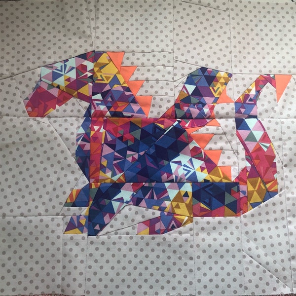 Land of Magic Dragon PDF Paper Piecing Pattern - Etsy