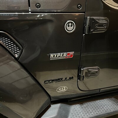 Hyper Drive Star Wars Car Emblem Chrome Plastic Not a Decal / Sticker ...