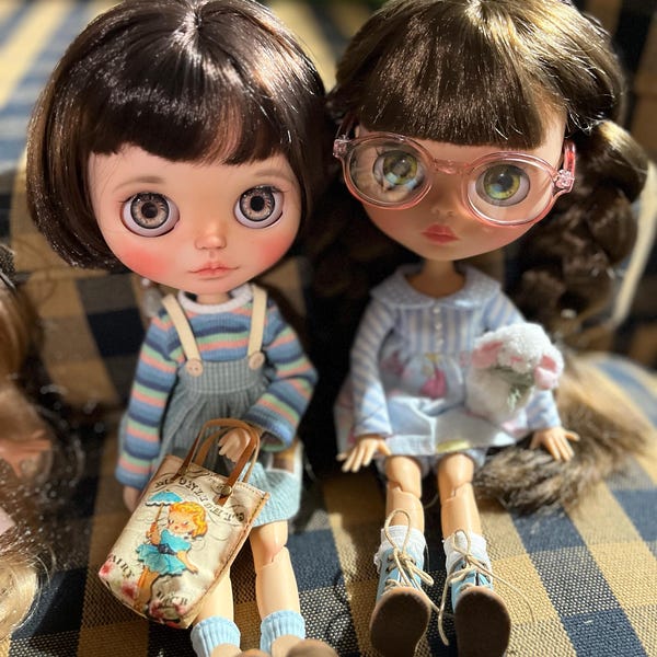 Custom Blythe Doll , Factory Joint Body Fake Base, White Skin, Come ...