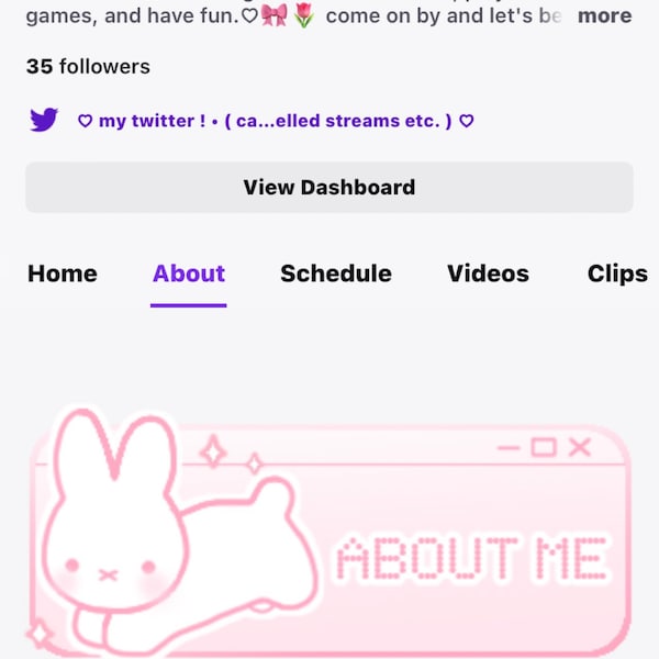X6 Animated Cute Bunny Plush Twitch Alerts | Y2k Aesthetic Soft Pastel ...