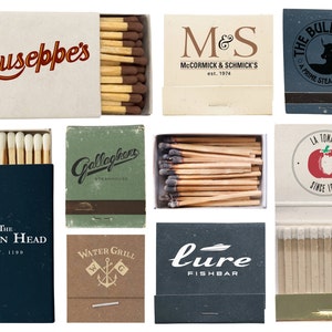 Custom Designed Matchbook Poster Print Digital Download vertical - Etsy
