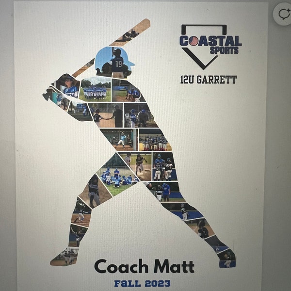 Baseball Photo Collage Sports Player Athlete Senior Night Son ...