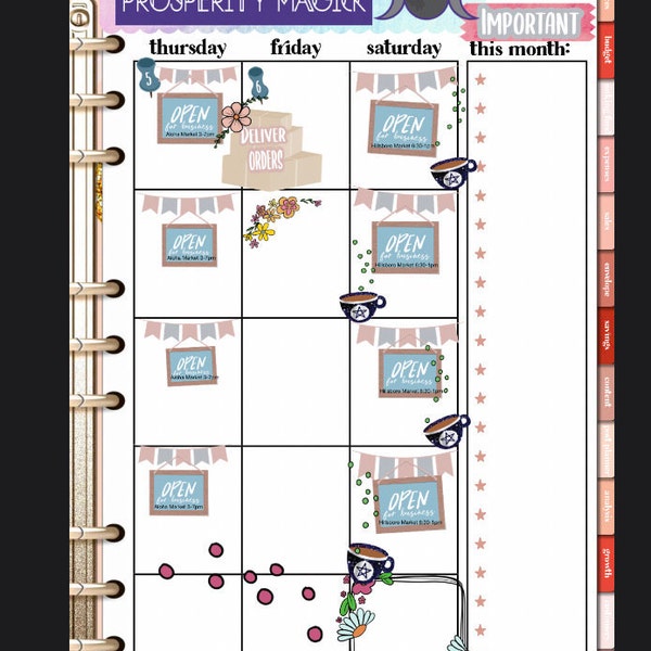 Papernroses UNDATED Ultimate Student Digital Planner - Monthly, Weekly ...