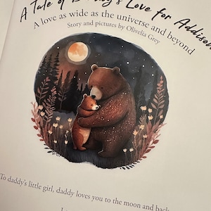 Father's Day Book for Dad, Gift for Husband, Personalized Book for Dad ...