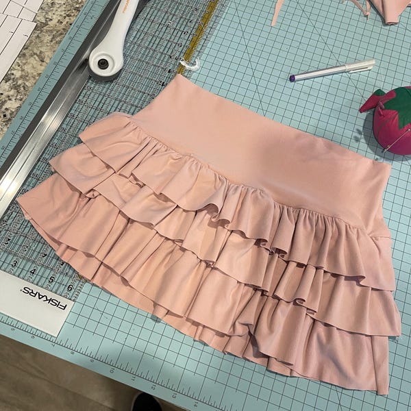 Gathered Bikini Sewing Pattern PDF | Print at Home | Sizes XS-XXXL ...