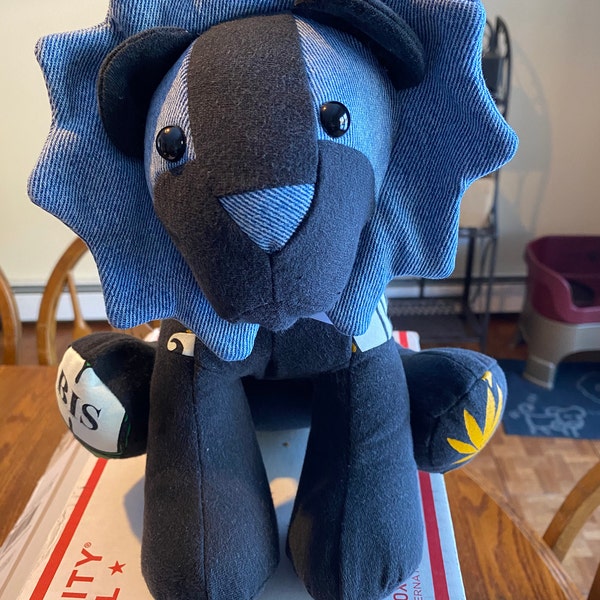 Memory Lion ,memory , Keepsake Lion, Custom Stuffed Memory Lion - Etsy