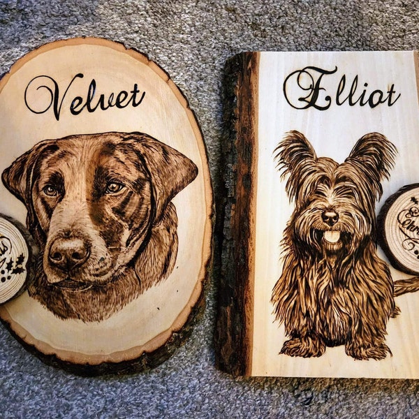 Personalized Family Tree Pyrography Plaque - Custom Wood Burning Art - Etsy