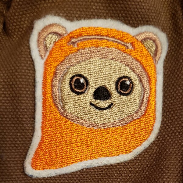 Ewok -- Embroidered Iron-on Ewok Patch From Starwars - Etsy