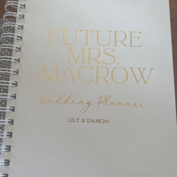Wedding Planner | Personalized Wedding Planning Book | Personalised ...