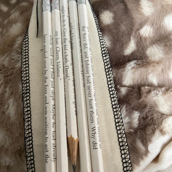 Pride and Prejudice Wrapped Pencil Set - Etsy