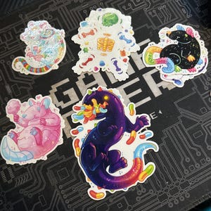 Sponge Cake Sticker Semi Transparent Sticker Vinyl Sticker Die Cut ...