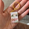 Design Your Story: Personalized Mini Book Keychain With Customizable ...