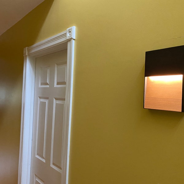 Walnut Amberlight - LED Wall Light - Etsy